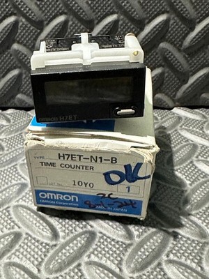 Omron H7ET-N1-B Time Counter Digital Hour Meter AC/DC 12–24V Panel ...