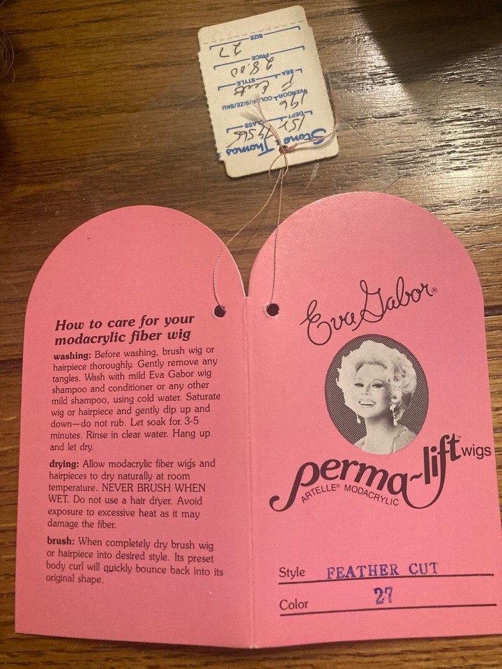 Eva Gabor Perma-Lift Wig - Feather Cut - Color 27 - Short Curly Wig ...