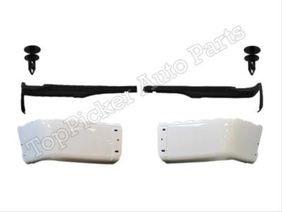 For 2007-2013 SILVERADO 2500HD REAR BUMPER END PAINTED WHITE TOP PAD W ...
