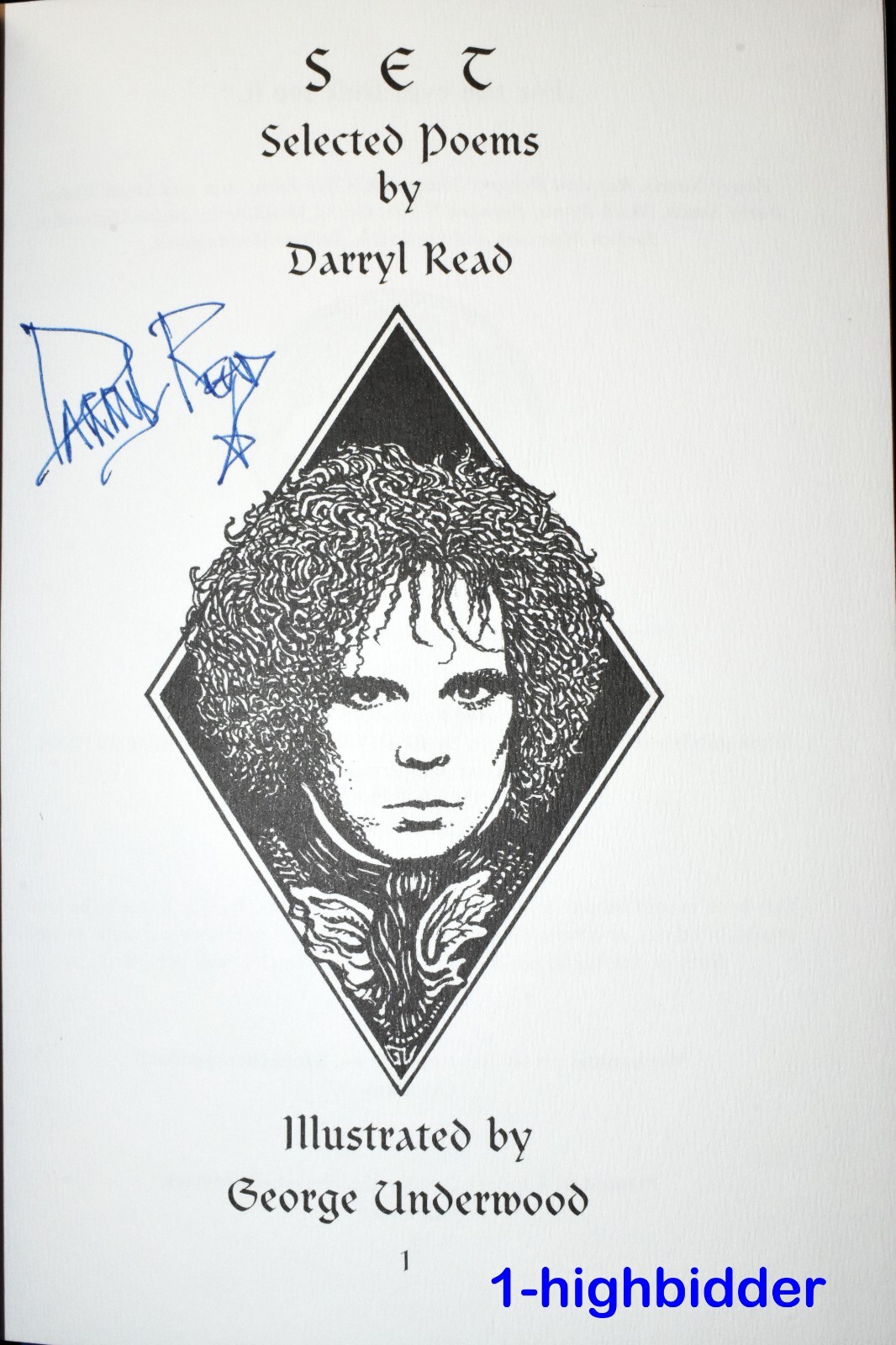 SIGNED! Set: Selected Poems by Darryl Read Manzarek Collaborator ...