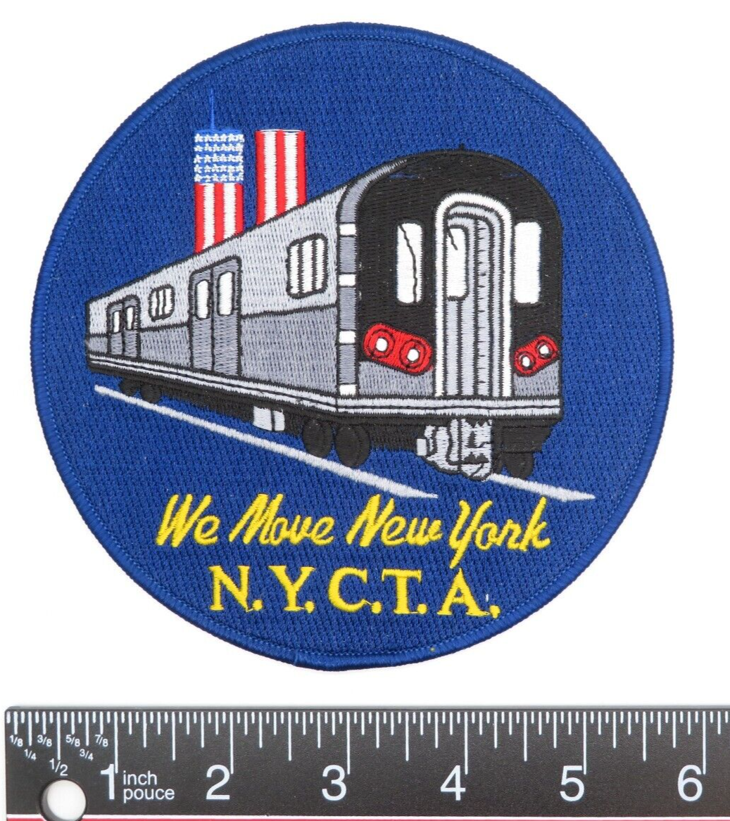 Vintage NYCTA New York City Transit Patch, Subway Train WTC World Trade ...