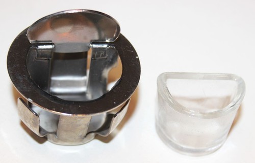 Antique/Vintage Steel and Glass Inkwell Insert for Wood School Desk | eBay