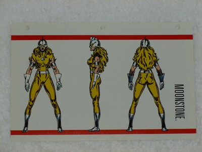 MOONSTONE - Character Info - MARVEL BIO SHEET Heroes & Villains RARE ...