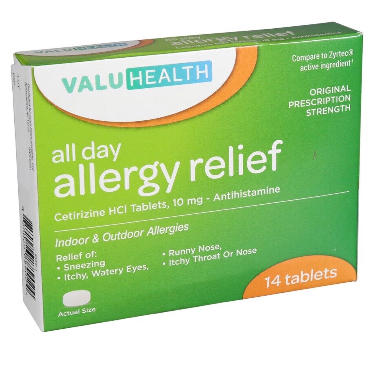 Conquer Allergies Anywhere! 24 Hr Relief Cetirizine 10mg (14 Tablets ...