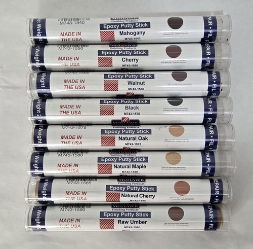 Mohawk Epoxy Putty Stick, Assortment, 8 Pack, 2oz Each (Colors In ...