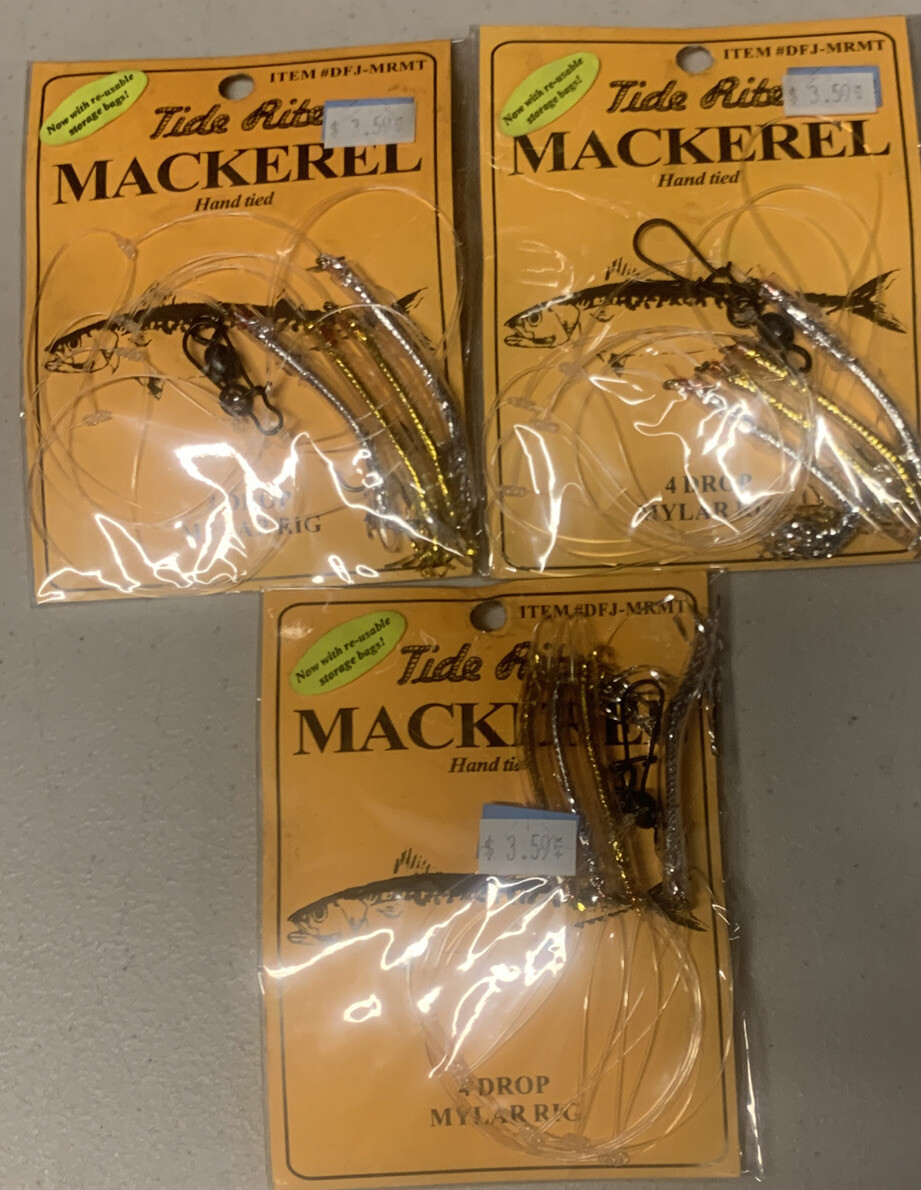 3 Packs Tide Rite Mackerel Rigs | eBay