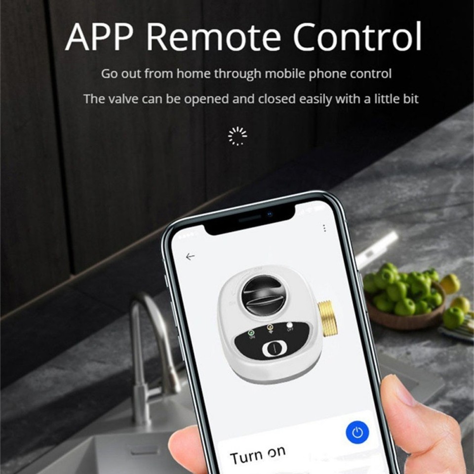 Water Valve Automatic Shut Off WiFi Controlled Smart Valve Compatible ...