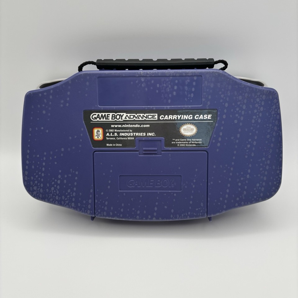 Nintendo Gameboy Advance Purple Hard Shell Carrying Case 2002 No Front ...