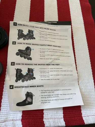 JEUWITH Unisex Professional Inline Skates, Black Men / Women | eBay