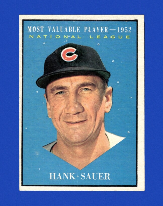 1961 Topps Set-Break #481 Hank Sauer Mvp EX-EXMINT *GMCARDS* | eBay