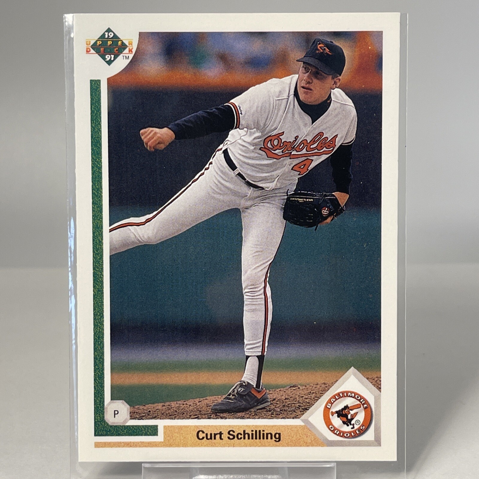 1991 Upper Deck Baseball Card #528 Curt Schilling Pitcher Baltimore ...