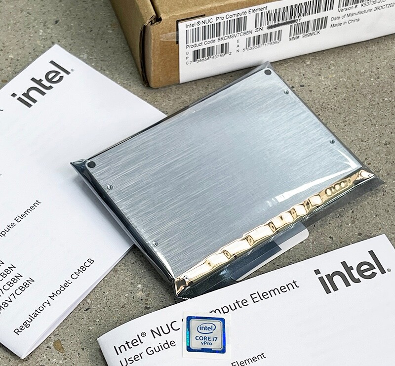 Rugged Intel NUC Chassis Element with NUC 8 Compute Element i7-8565U/8G ...