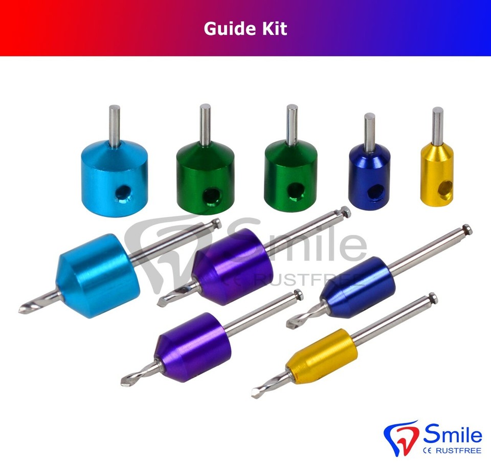 Dental Drill Implants Guide & Positioning Kit Titanium Guided Bur ...