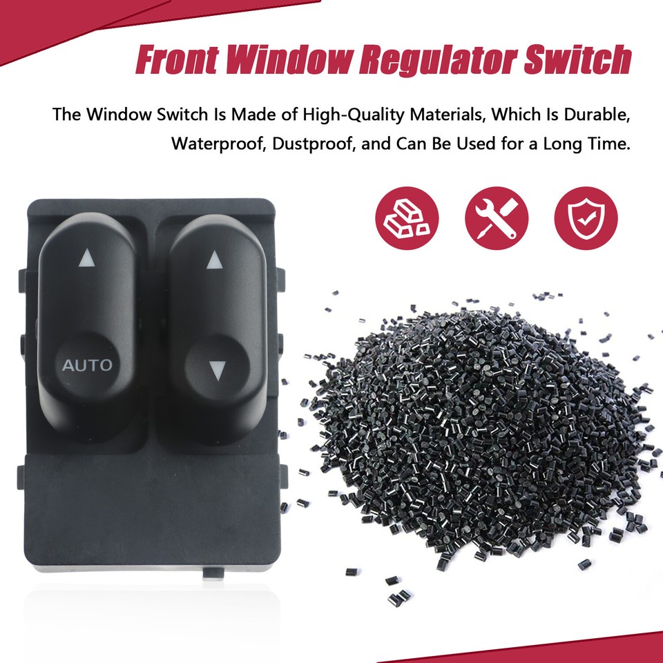 Electric Window Control Switch Front Left for Ford F250 F350 F450 F550 ...