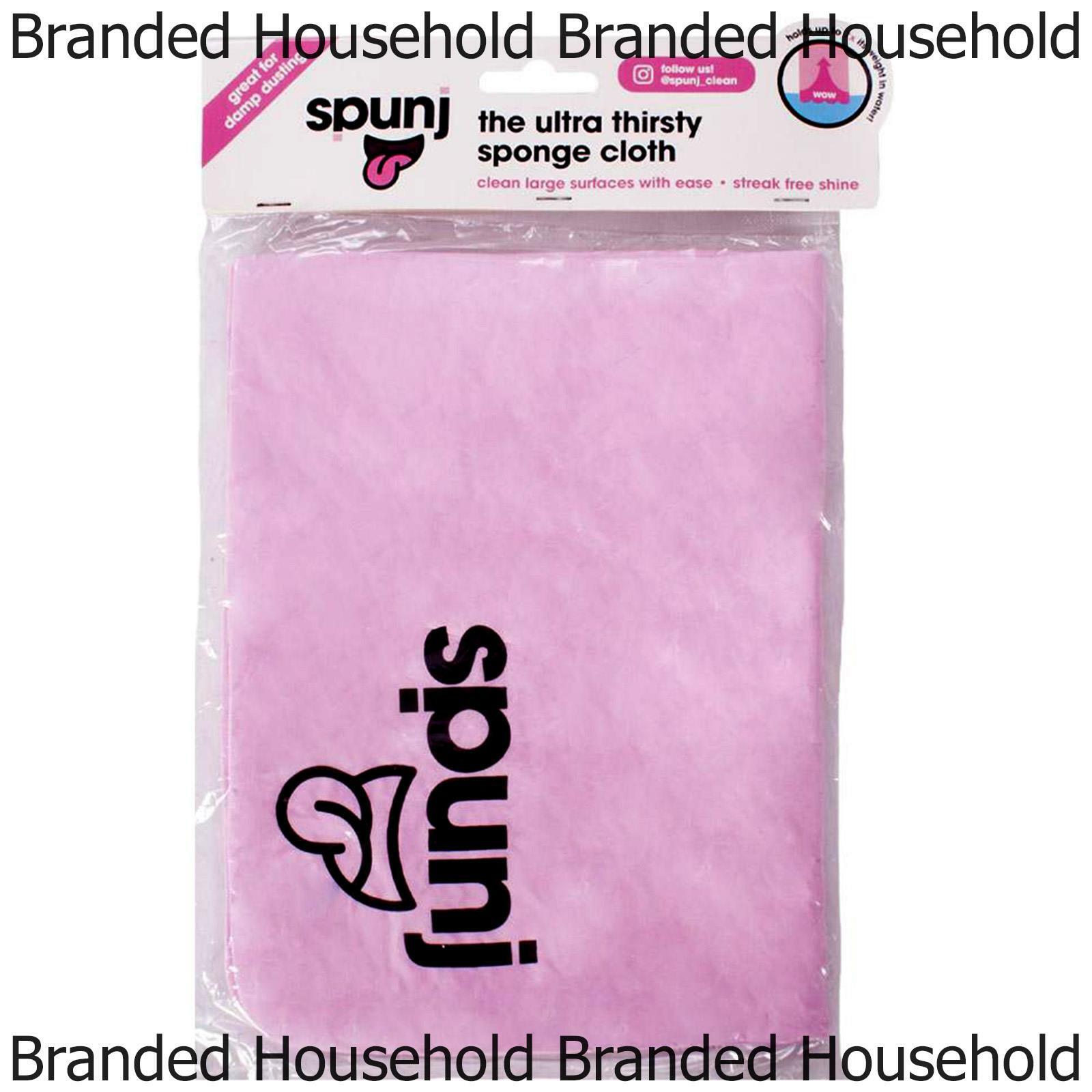 SPUNJ SPONGE CLOTH ULTRA THIRSTY SUPER ABSORBENT PAD DRIP FREE CLEANING ...
