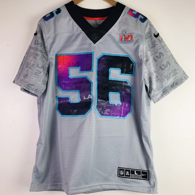 Nike NFL Super Bowl LVI 56 Limited Game Football Jersey Mens Size ...