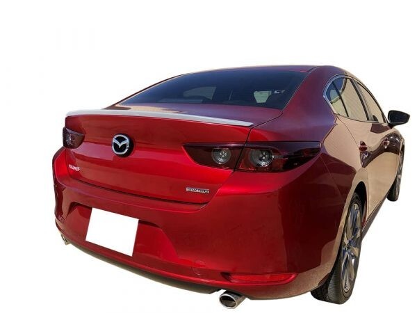 2019+Up Painted 4DR Factory Style Flushmount No Light Spoiler For Mazda ...