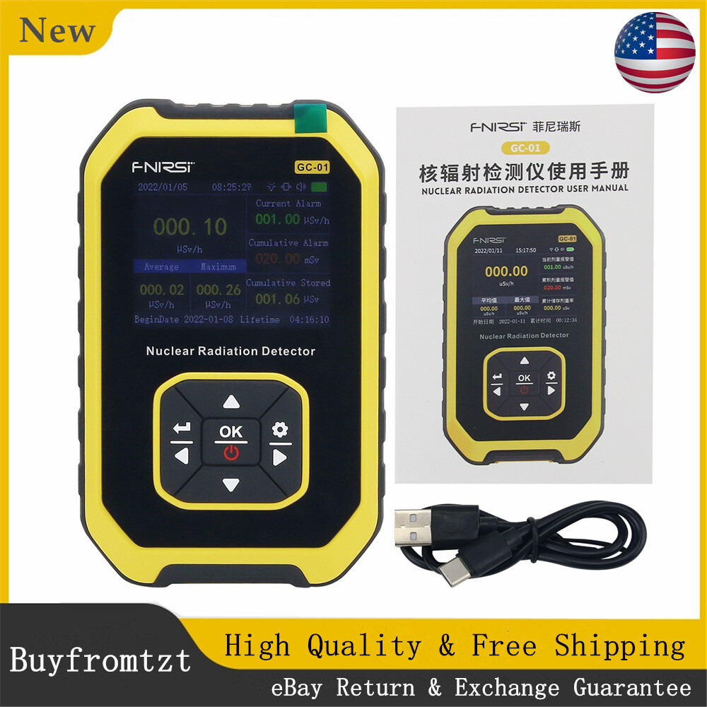 GC-01 Nuclear Radiation Detector Geiger Counter Meter Personal ...
