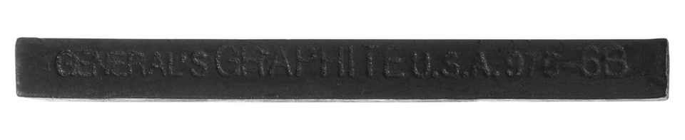 Kimberly Compressed Graphite Sticks, 6B Hardness, Black, Pack of 12 | eBay