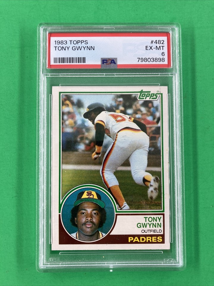 1983 Topps #482 Tony Gwynn RC Rookie 1983 Wade Boggs # 498 RC Both PSA ...