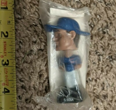Vintage CHICAGO CUBS SAMMY SOSA MINI BOBBLEHEAD 2002 POST CEREAL MLB ...