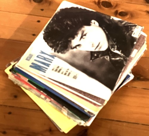 BULK LOT 7inch Vinyl 45's: BOWIE, JAGGER, RICHARD MARX, GEORGE HARRISON ...