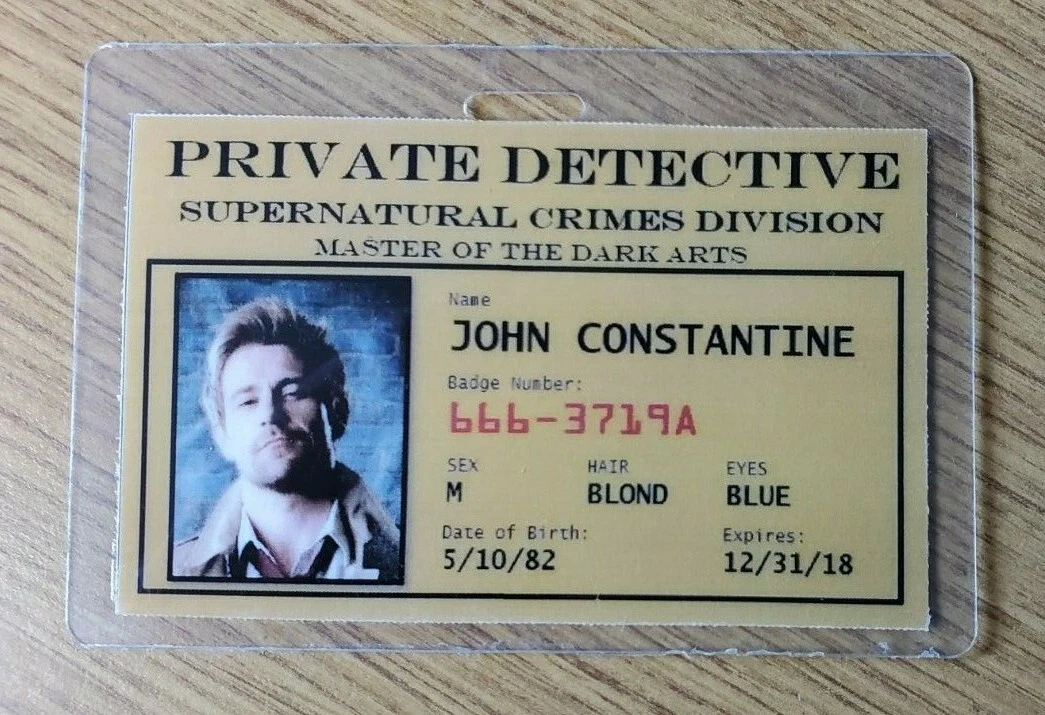 Detective Id Card