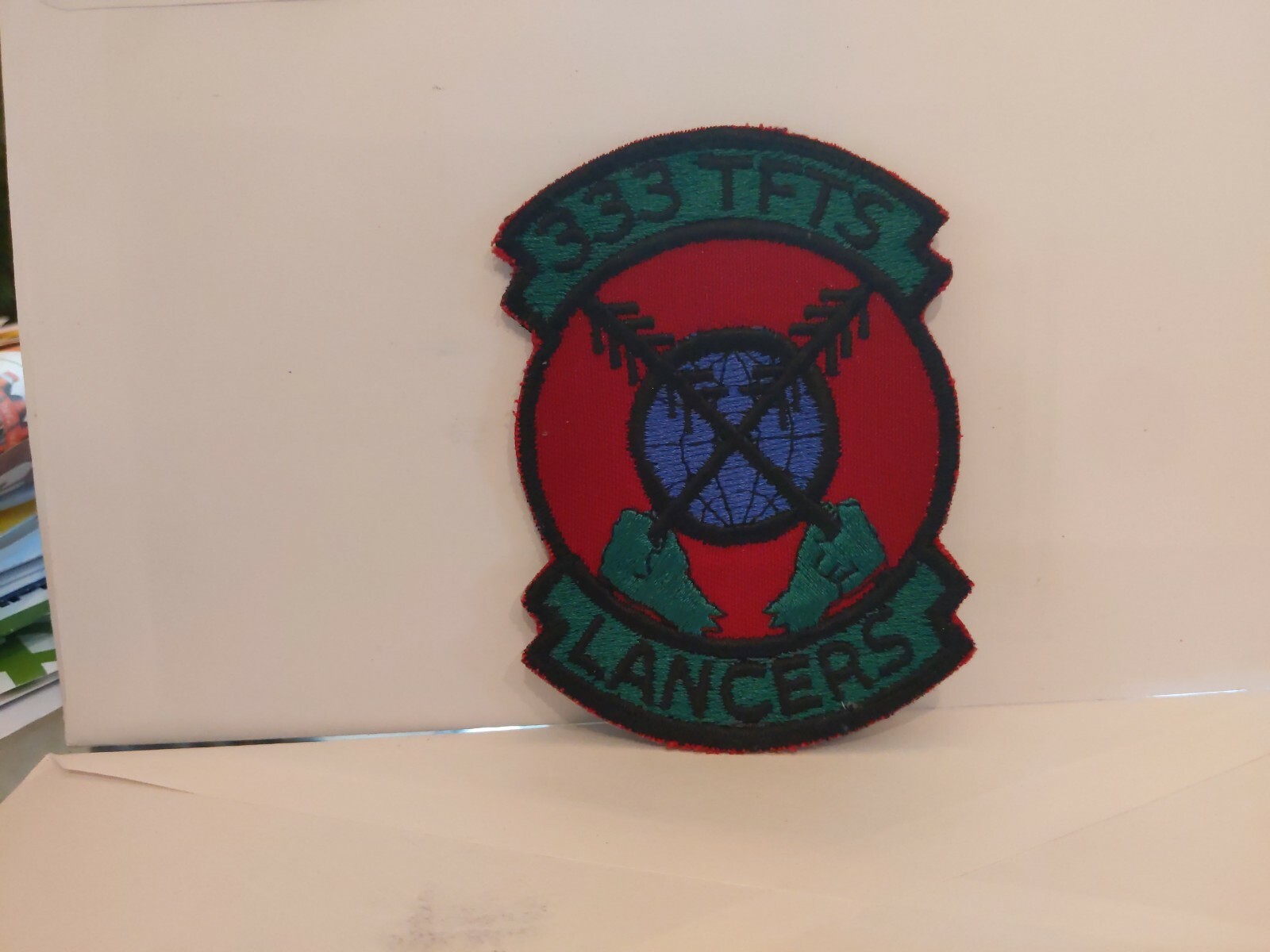 USAF 333th Tactical Fighter Training Squadron Patch 4 x 2 3/4 inches | eBay