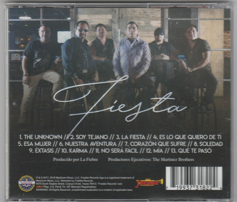 *Tejano CD..."La Fiebre-"Fiesta" -...*Tejano CD is SEALED (S3) | eBay