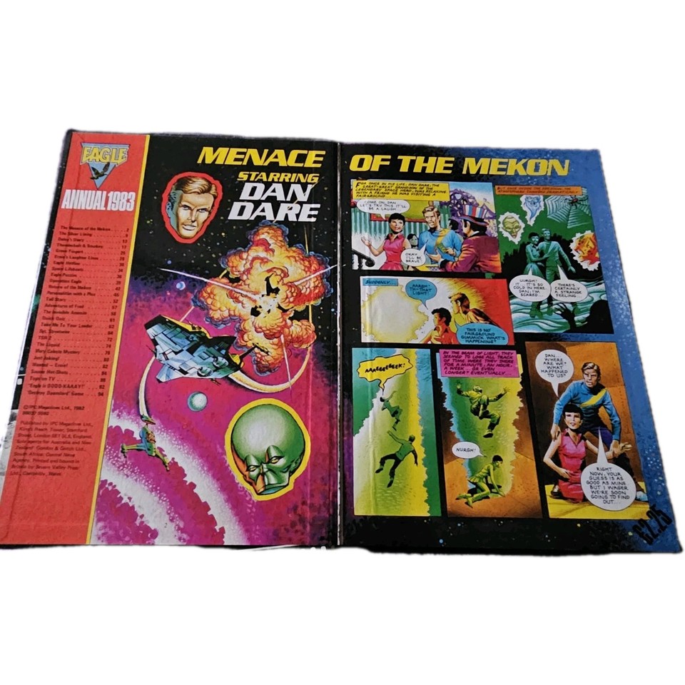 Eagle Annual 1983 in Very Good Condition; Ft. Dan Dare, The Mekon ...