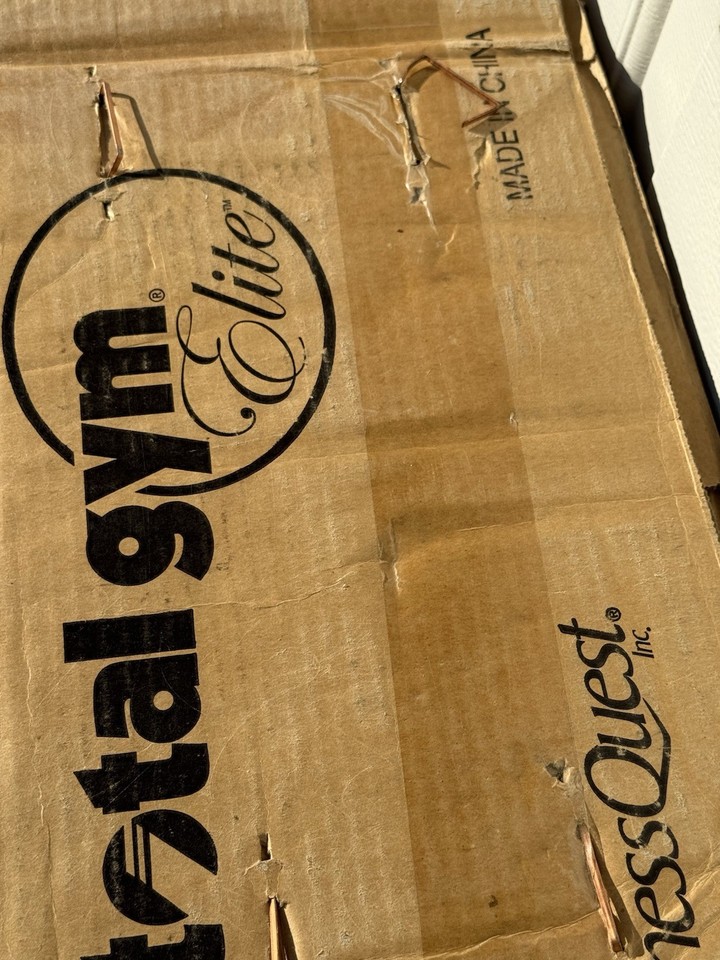 TOTAL GYM ELITE FITNESS QUEST FULL-BODY HOME FITNESS SYSTEM NEW IN A ...