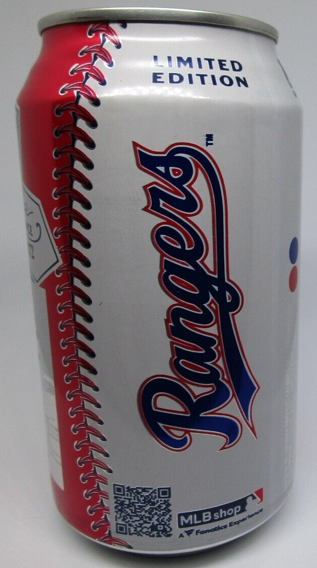 Texas Rangers MLB baseball 2023 World Series Champions Empty Beer Can ...