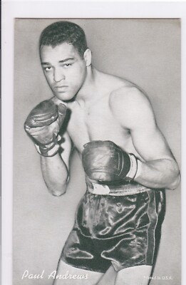 Paul Andrews 1947 Boxing Exhibit Card SUPPLY ARCADE BOXER | eBay