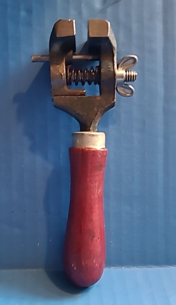 Vintage Jewelry or Gunsmith Hand Vise with wood handle. | eBay
