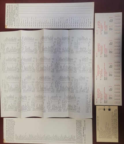 APBA: American Saddle Horse Racing 1970 Card Set - Uncut, Mint, Free ...