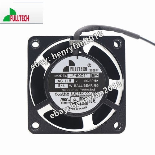 FULLTECH UF-60D11 BWH Axial Fan AC 115V 60*60*30MM 5/4W Industrial ...