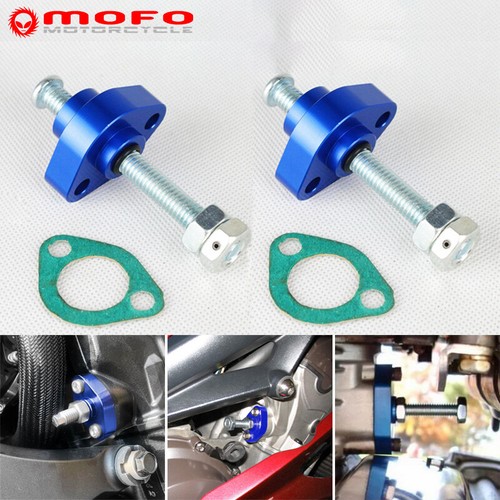 2 PCS Motorcycle Manual Timing Cam Chain Tensioner Blue For Honda ...