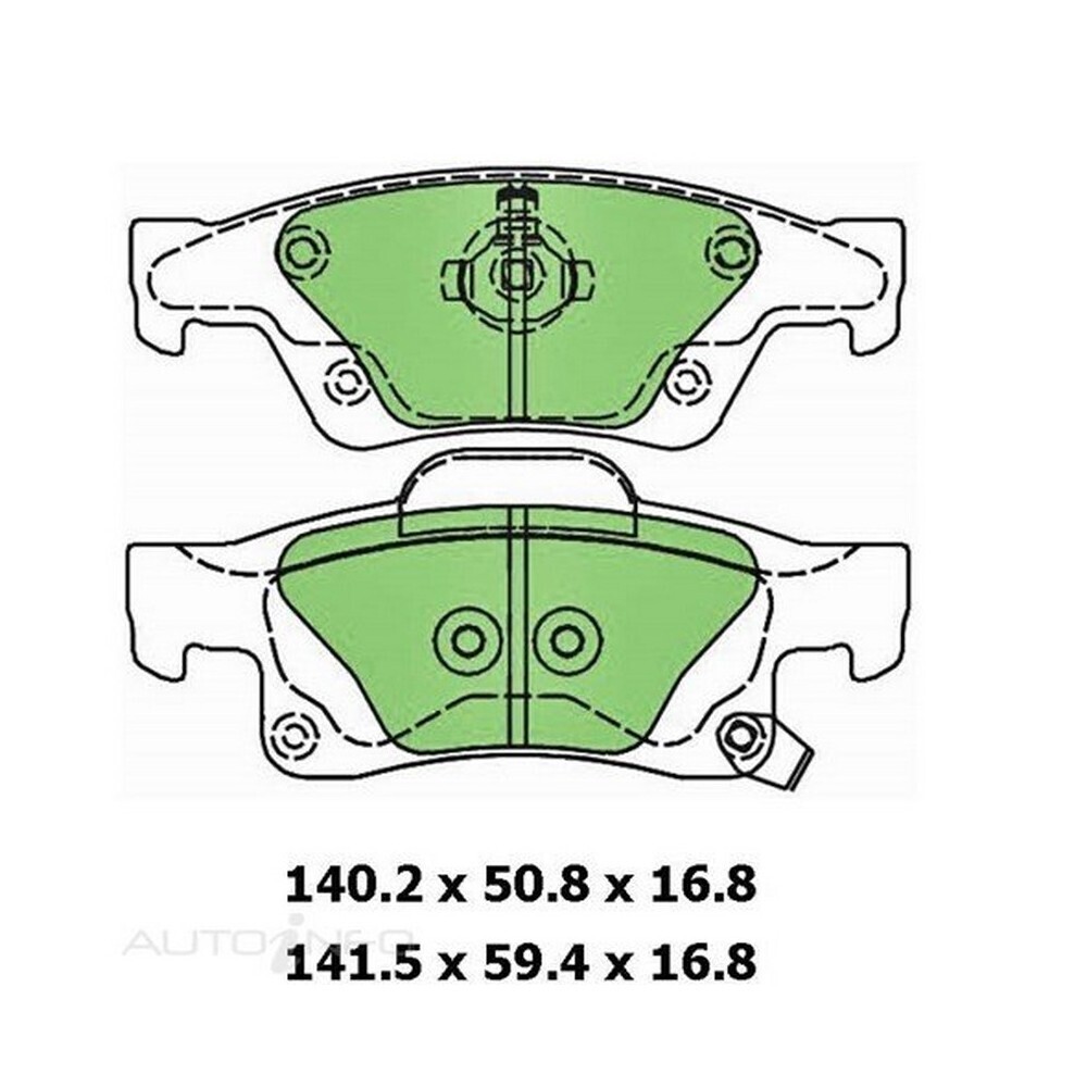 New PROTEX Brake Pads For VOLVO XC90 V8 P3 4D Wagon 4.4L B8444S # ...