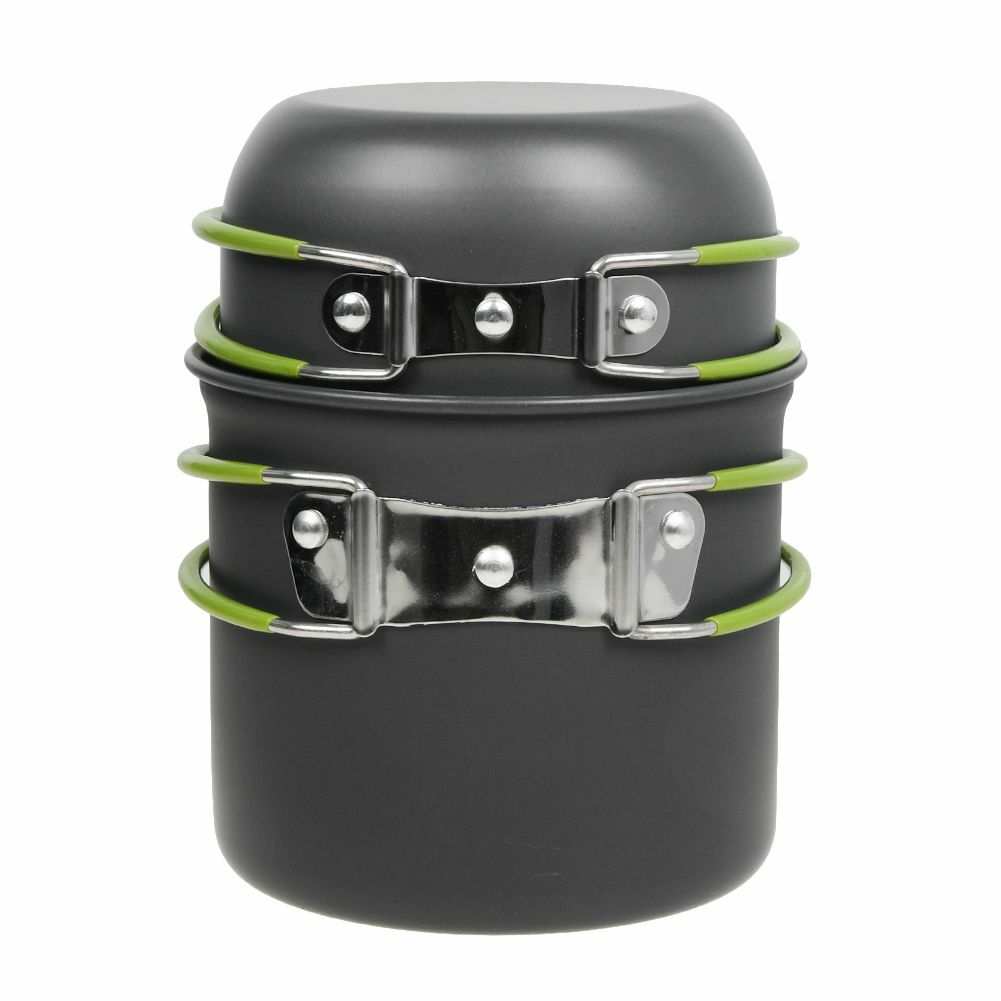 Portable Outdoor Camping Cookware Cooking Picnic Bowl Pan Set Hiking ...