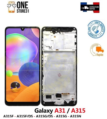 Ecran LCD tactile complet+châssis Pour Samsung Galaxy A31 A315 A315F SM ...