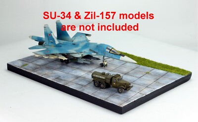 Pro-Built 1/72 Airfield Diorama Base For Aircraft Models | eBay