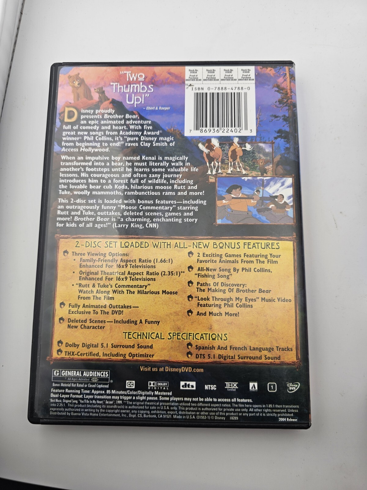 Brother Bear (DVD, 2004, 2-Disc Set, Special Edition) | eBay