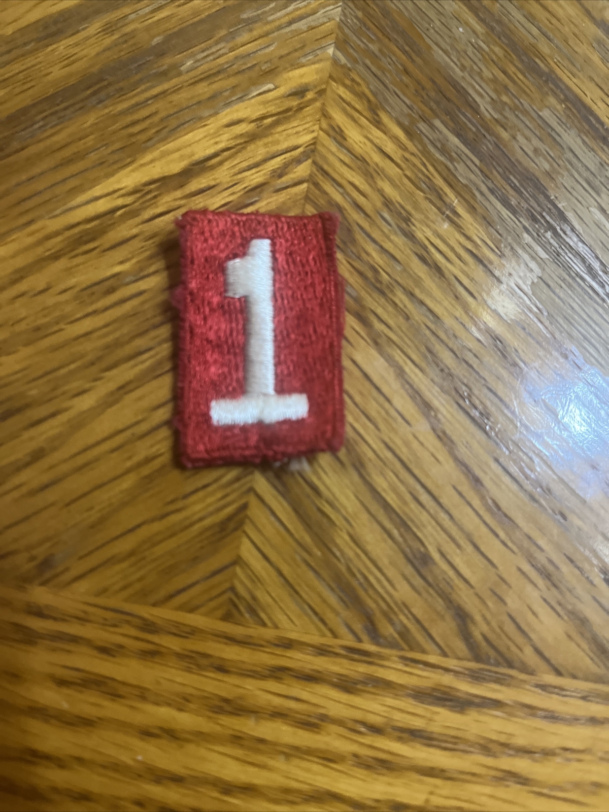 Boy Scouts of America BSA red And white Patch Pack Troop Number 1 ...