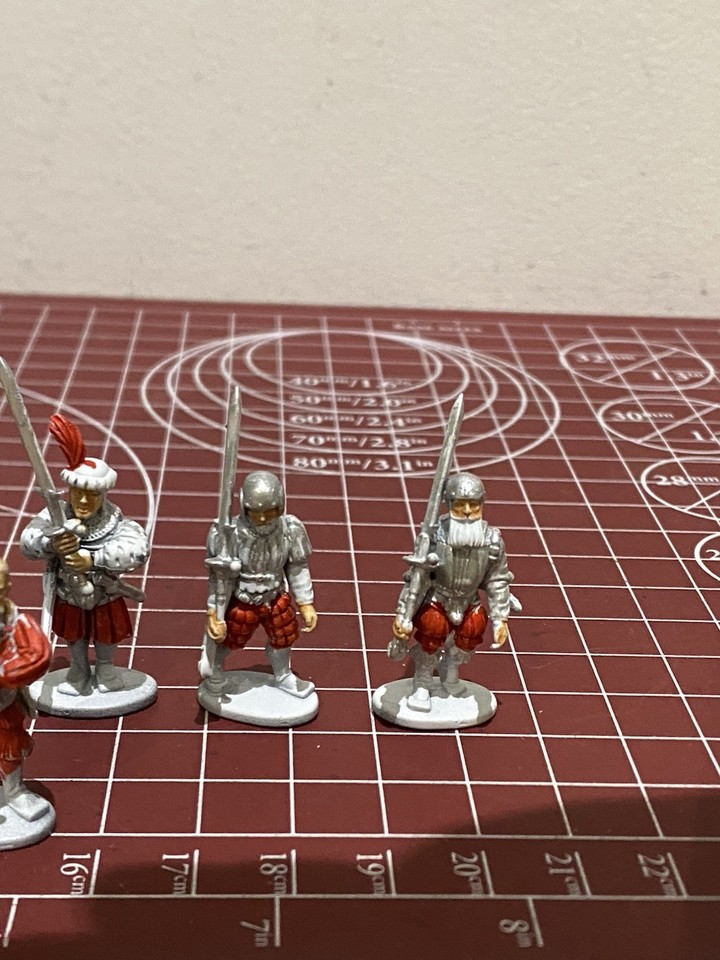 28mm Renaissance Period Miniatures x9 Infantry and Cavalry | eBay UK