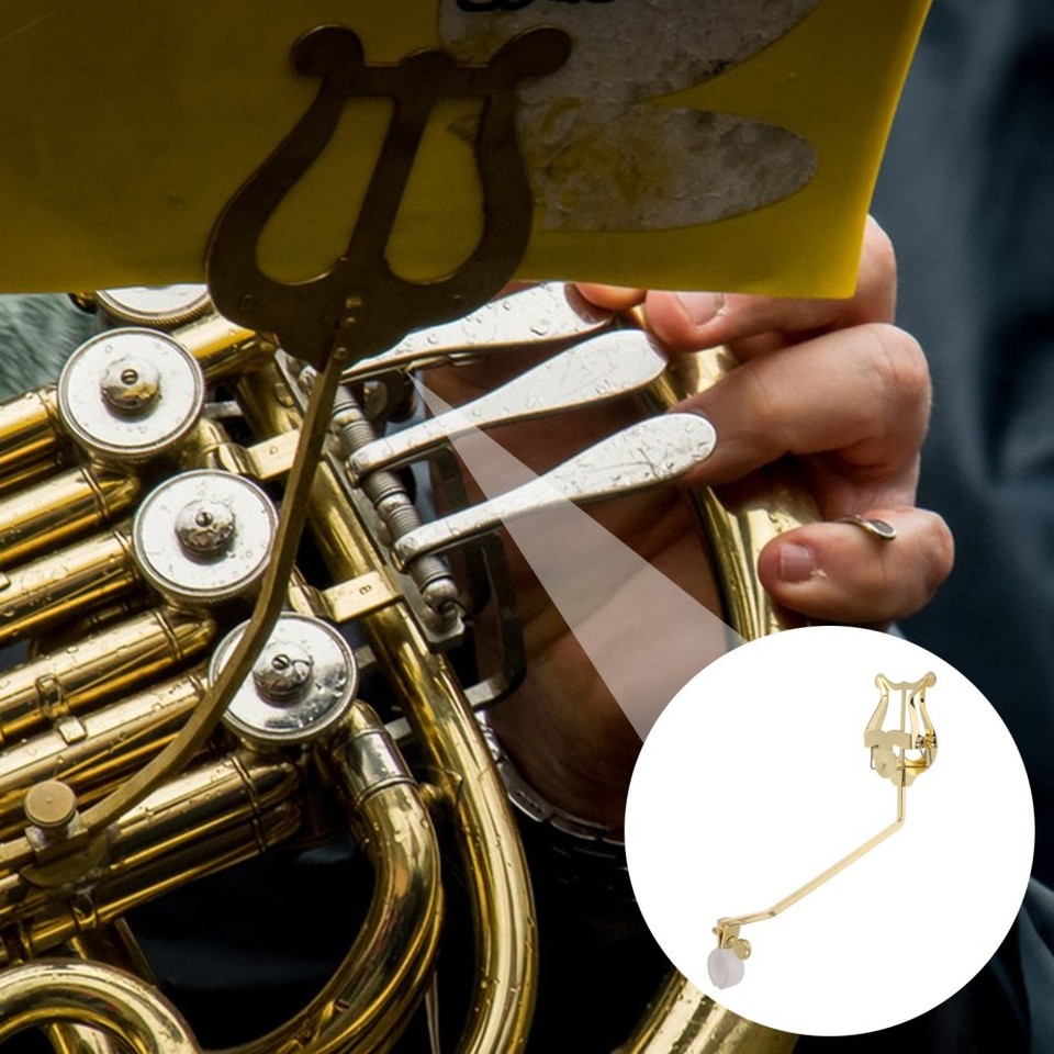 Music Flip Folder French Horn Holder Clip Lyre for Trumpet Book ...