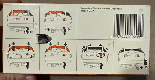 IBM by Lexmark Typewriter High Yield Correctable Film Ribbon Black ...