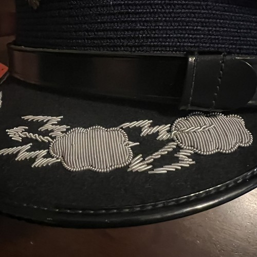 Vintage US AIR FORCE USAF Field Grade Officer Hat Cap Flight Ace WOOL ...