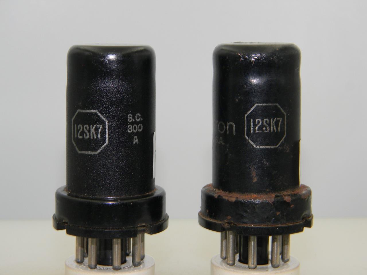 Pair RCA 12SK7 Test Near NOS 1950gm & 1900gm Metal Serious Tubes R83 | eBay