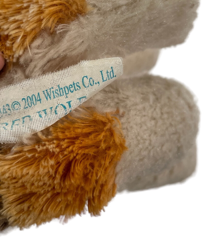 Wishpets Zander Red Wolf 2002 Plush 12” Stuffed Animal Toy 63043 for ...