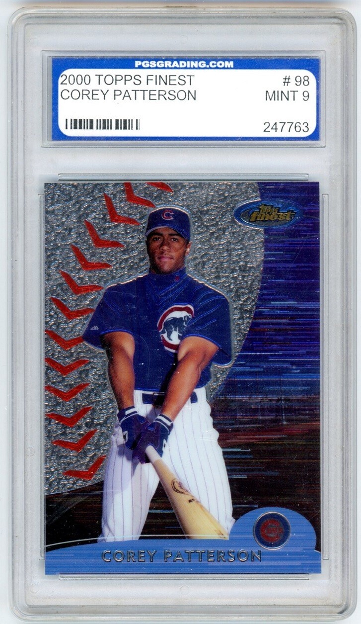 Corey Patterson 2000 Topps Finest #98 PGS Mint 9 | eBay